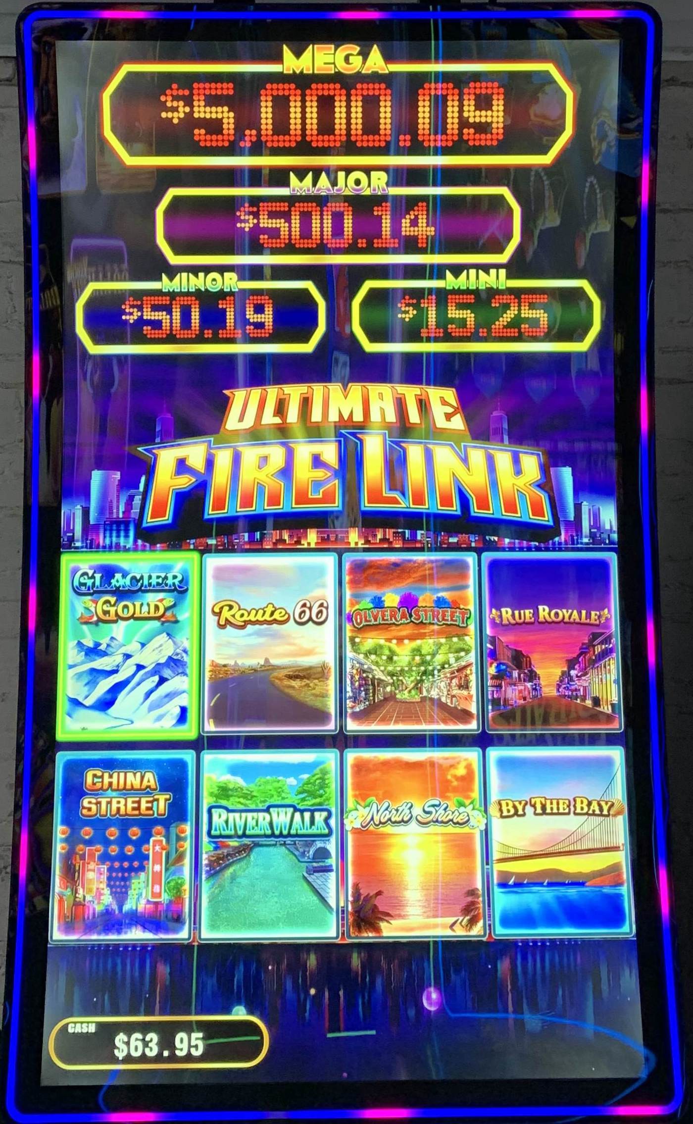 Ultimate Fire Link Android PCB Slot Game Board For Vertical Screen Cabinet